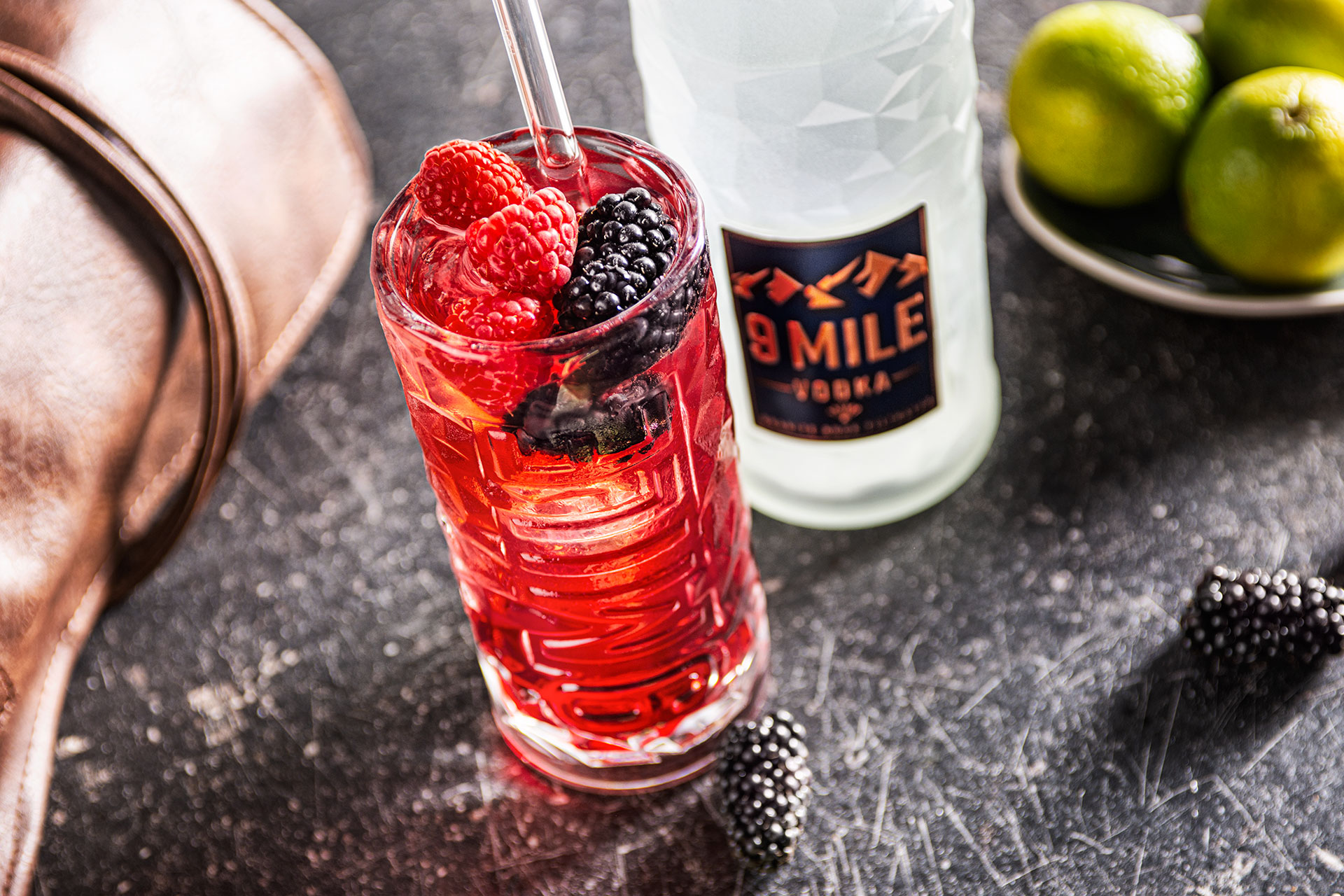 Ruby Rock - 9 MILE Vodka