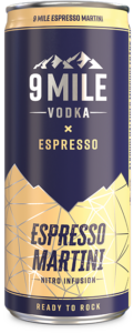 Espresso Martini Ready to Drink with Nitro Infusion - 9 MILE Vodka